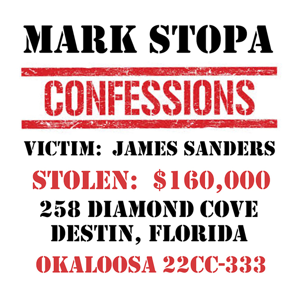 Scammer Mark Stopa Confesses to Stealing $160,000